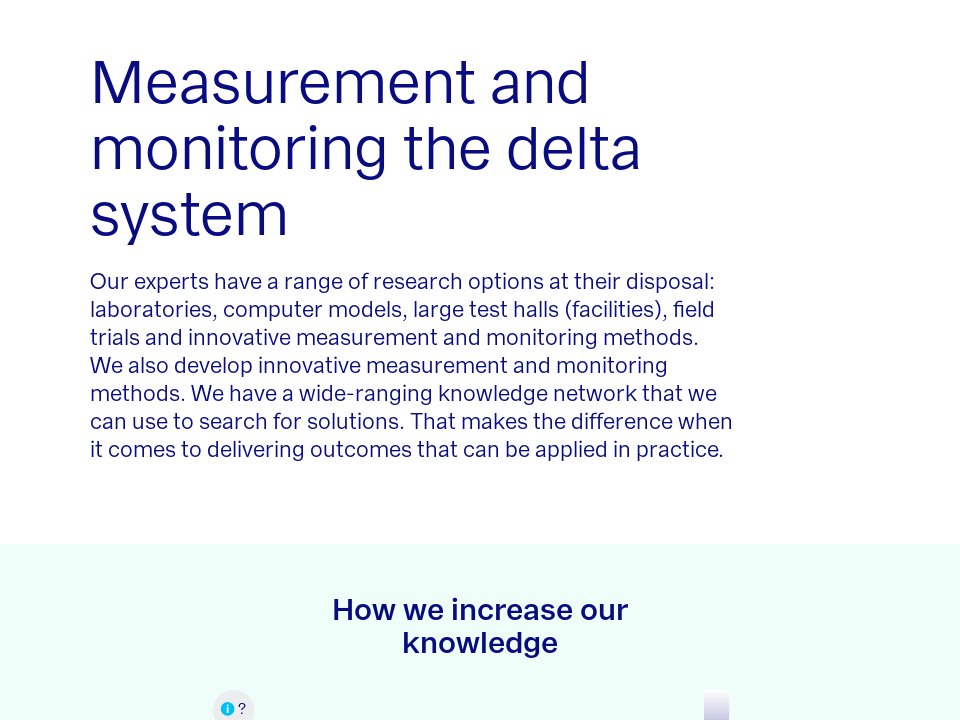 Measurement and monitoring the delta system - October 2023